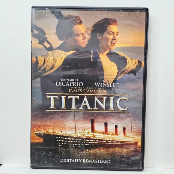 Media | Paramount Titanic Dvd Movie Digitally Remastered James Cameron ...